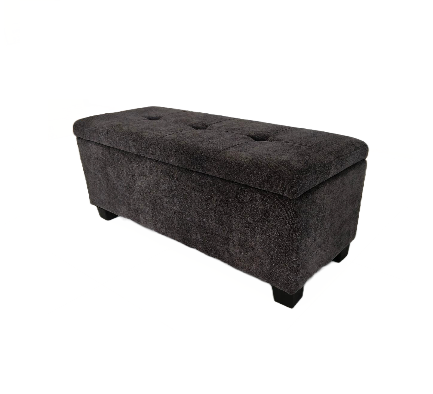 Anna Tufting Storage Bench GY-BEN-1109 Grey fabric – Xcella