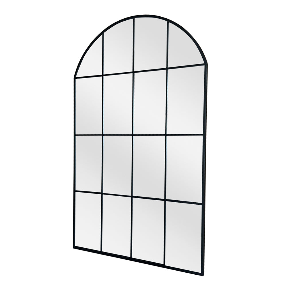 IRENE FLOOR MIRROR BLACK METAL FRAME – Xcella