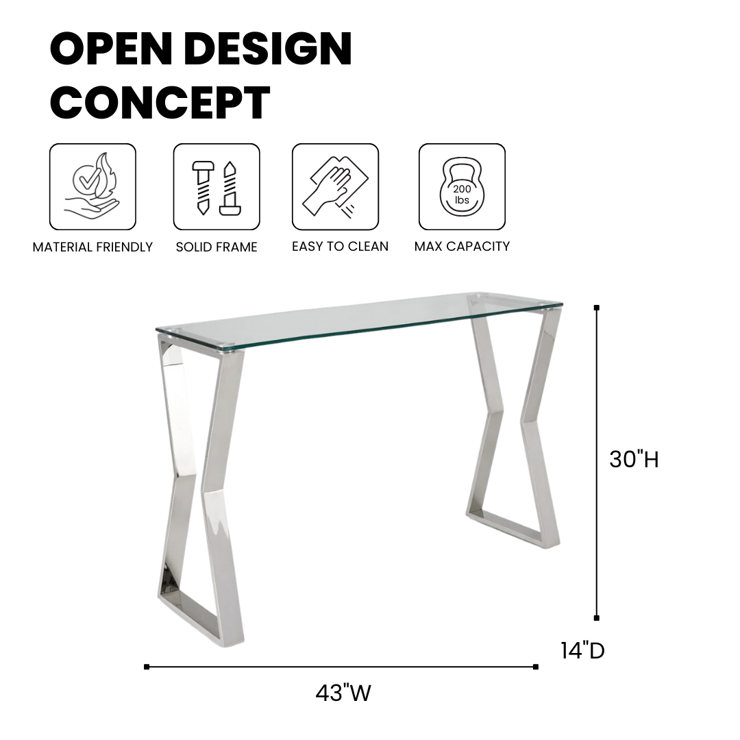NOA BLACK Console Table GY-CST-8378BK – Xcella