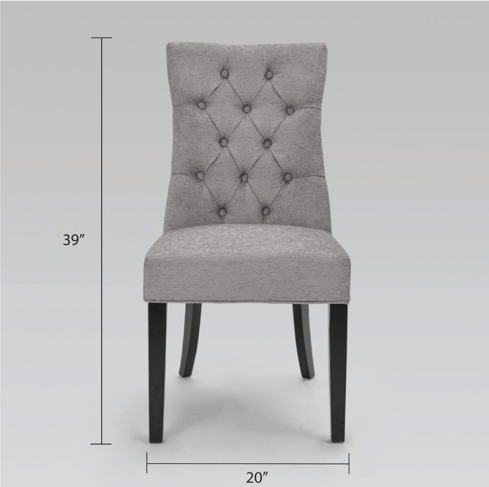 BECKY CHAIR - PLATINUM – Xcella