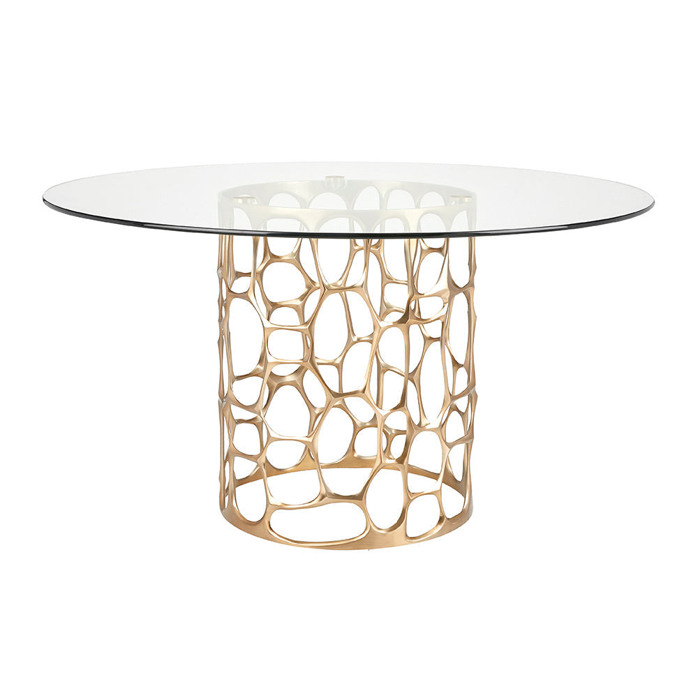 Mario dining table gold – Xcella